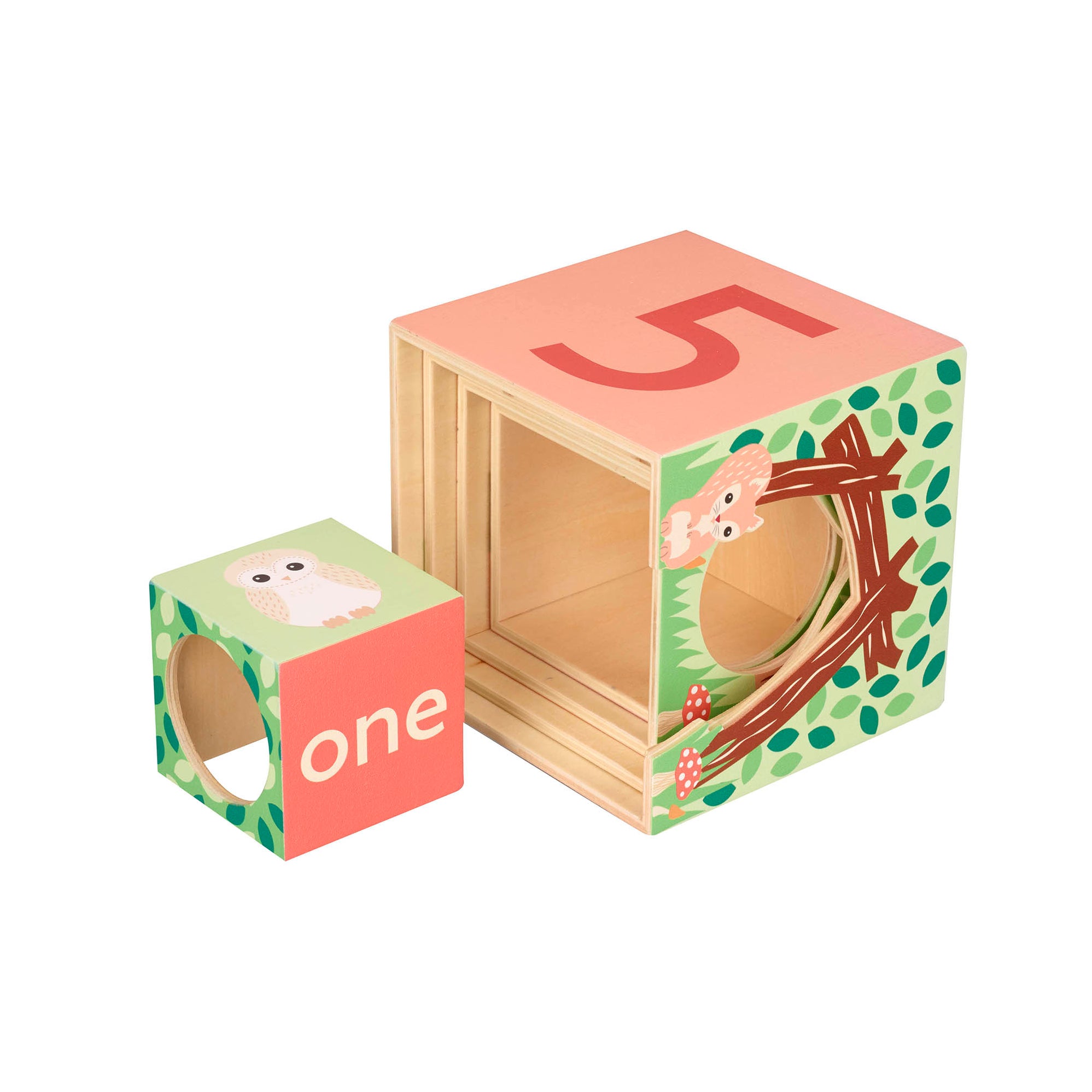 Woodland Animal Stacking Cubes– Orange Tree Toys