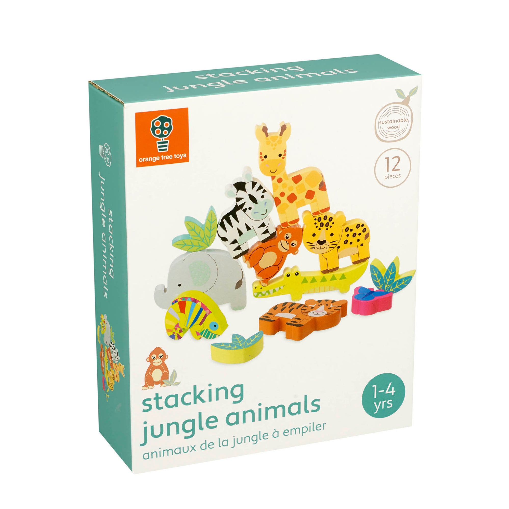Stacking Jungle Animals– Orange Tree Toys