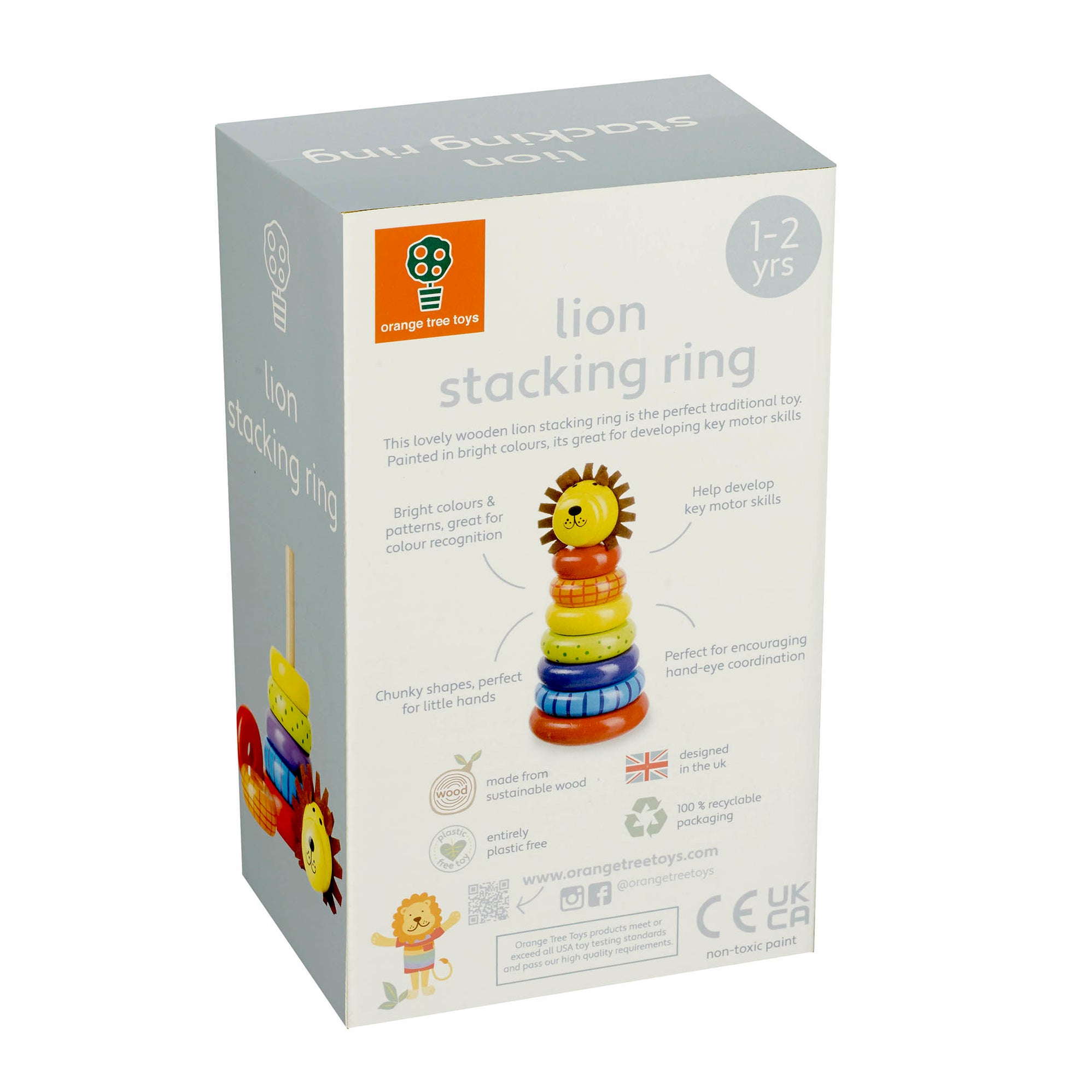 Lion Stacking Ring– Orange Tree Toys