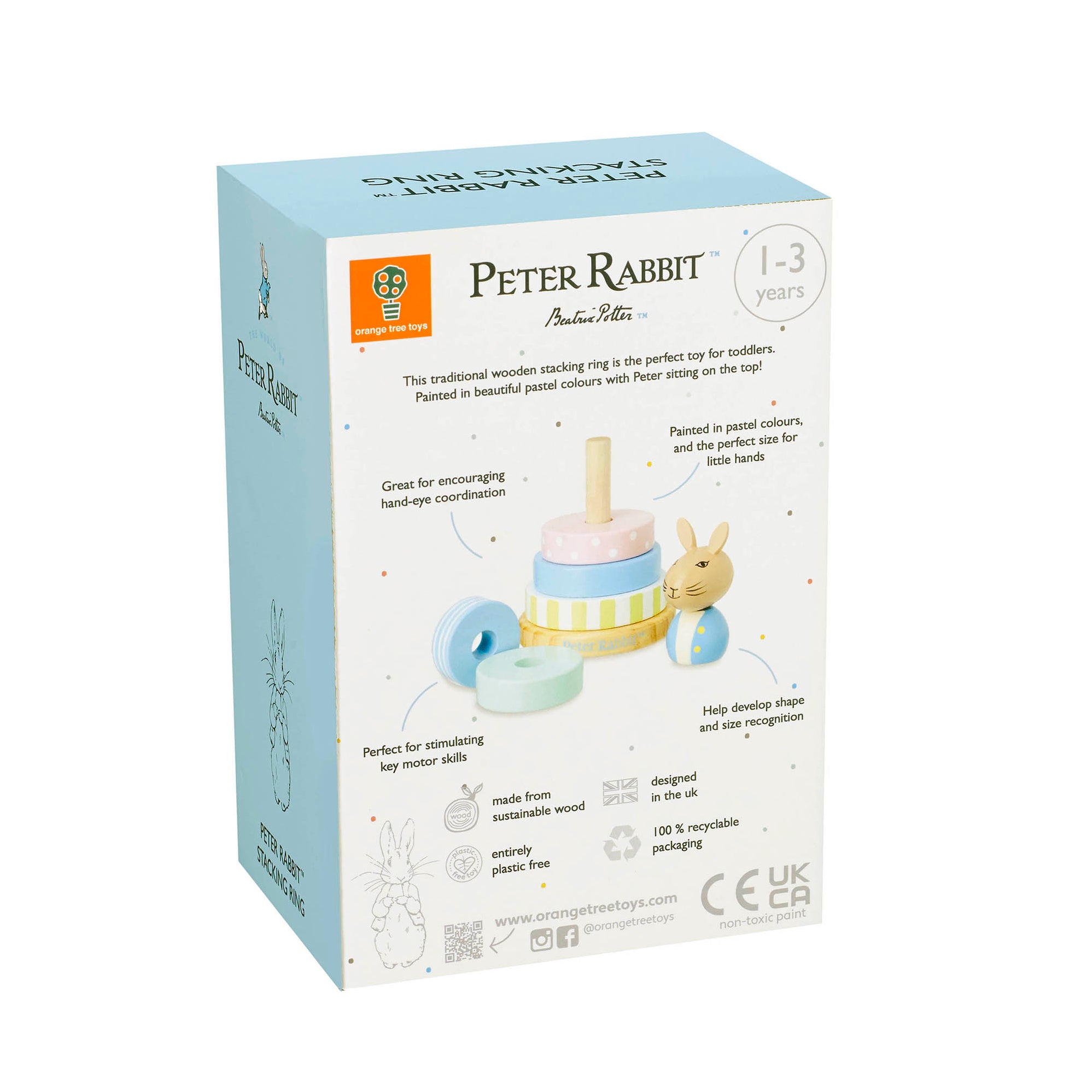 Peter Rabbit™ Stacking Ring– Orange Tree Toys