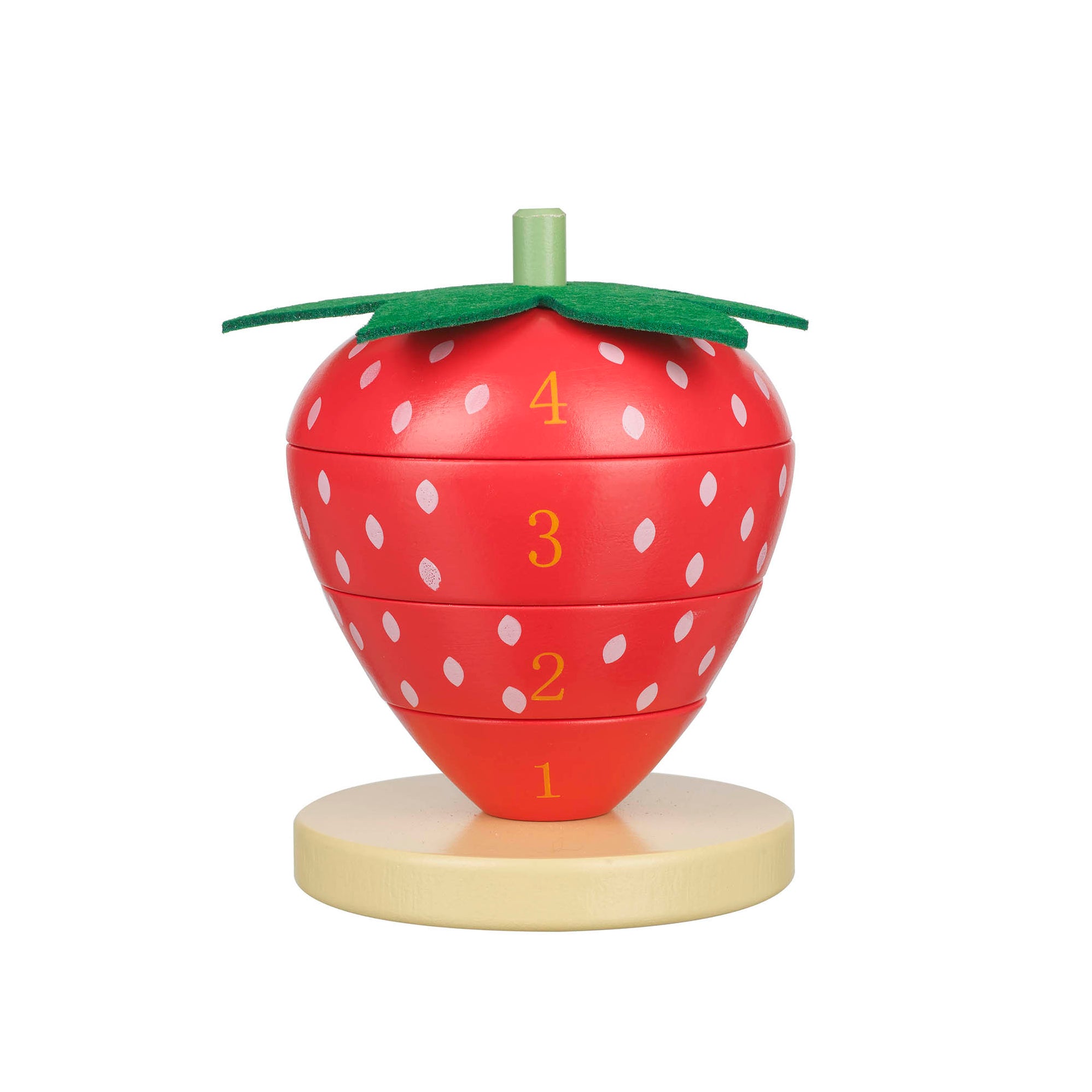Strawberry Stacking Ring– Orange Tree Toys