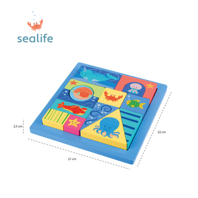 Sea Life Block Puzzle– Orange Tree Toys