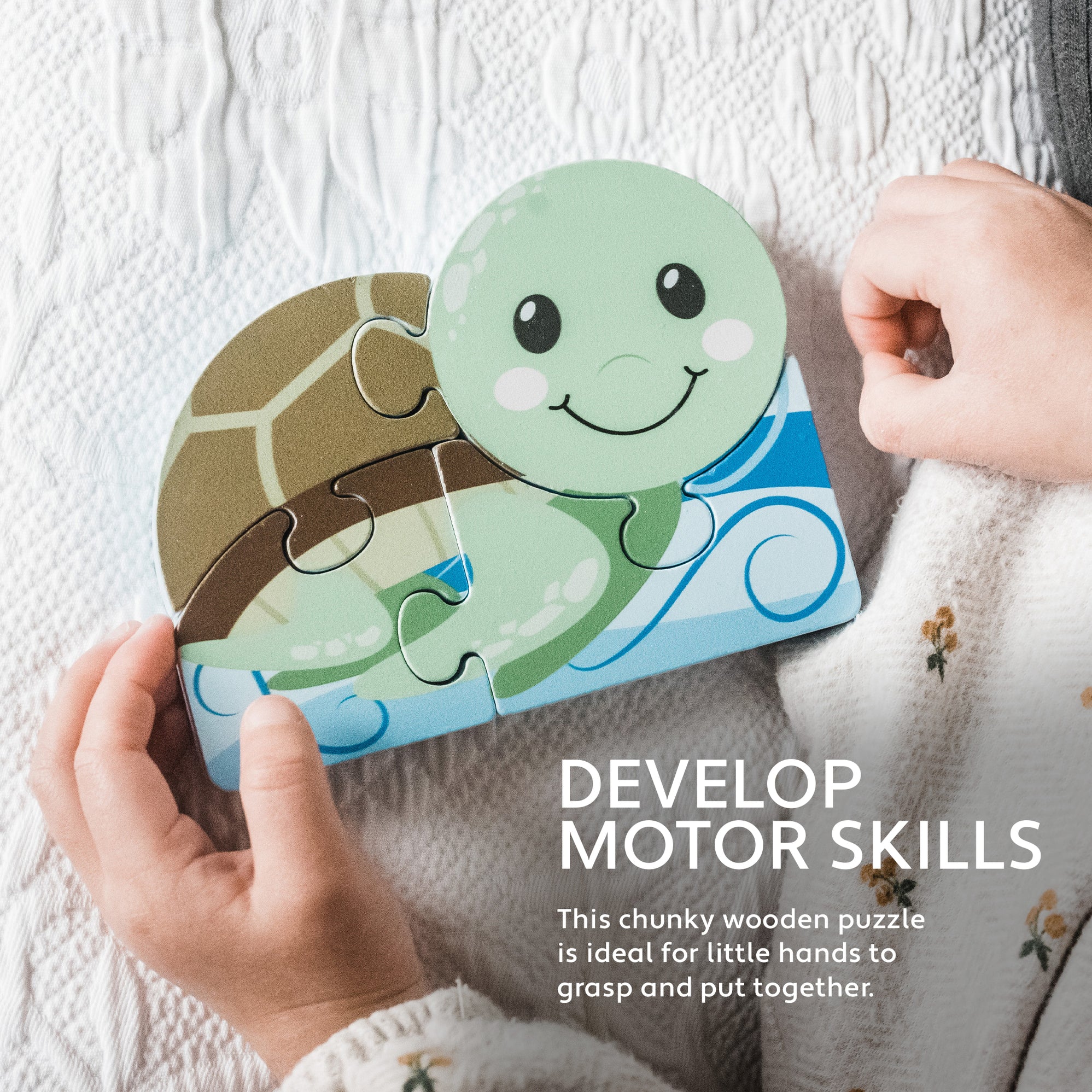 Turtle Wooden Puzzle– Orange Tree Toys