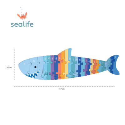 Shark Alphabet Puzzle– Orange Tree Toys