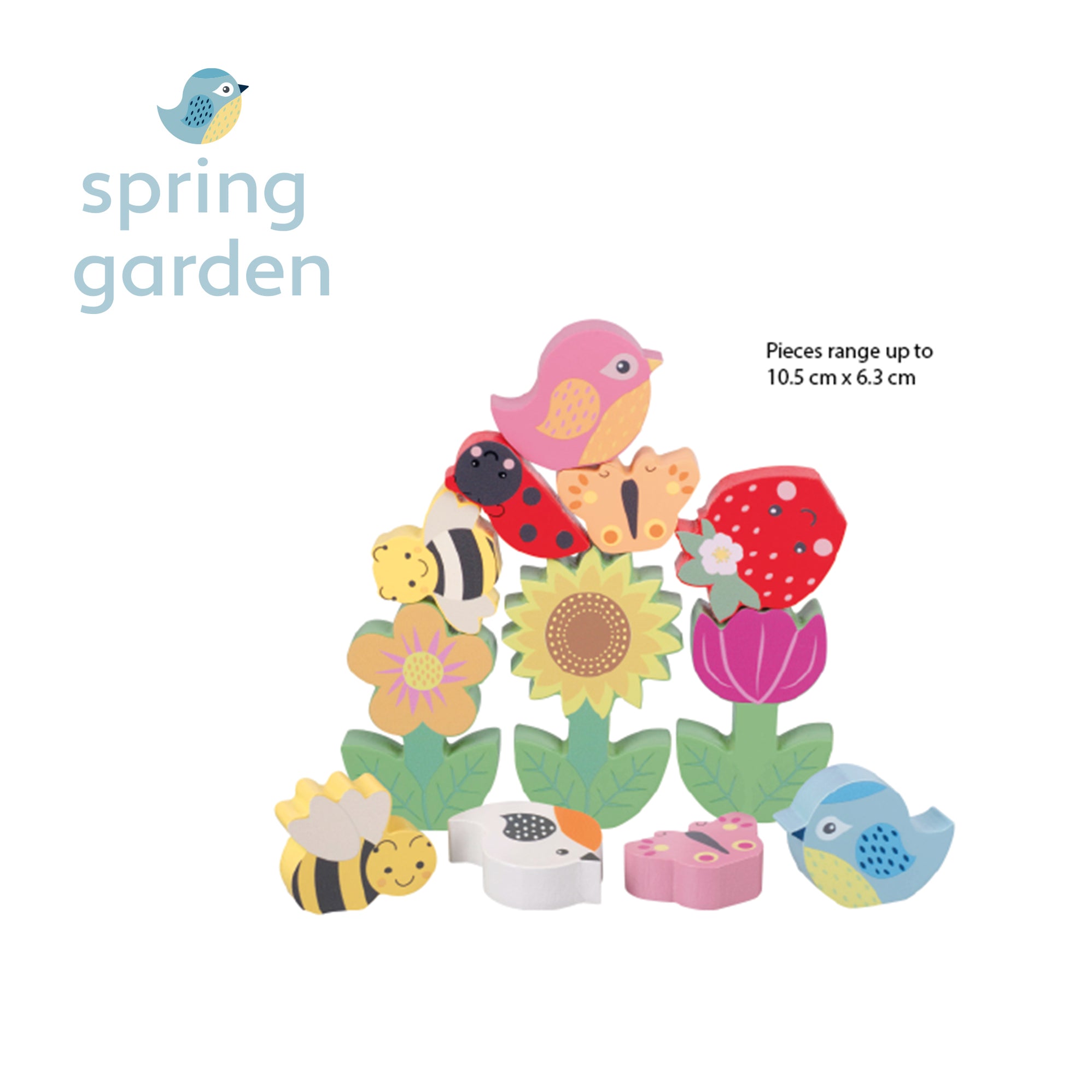 Stacking Spring Garden– Orange Tree Toys