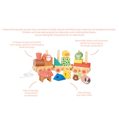 Woodland Puzzle Train– Orange Tree Toys