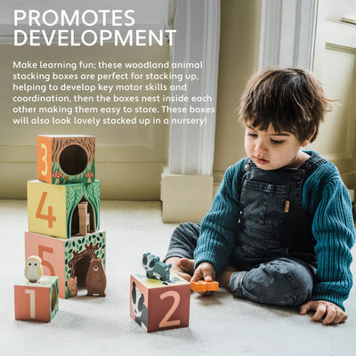 Woodland Animal Stacking Cubes– Orange Tree Toys