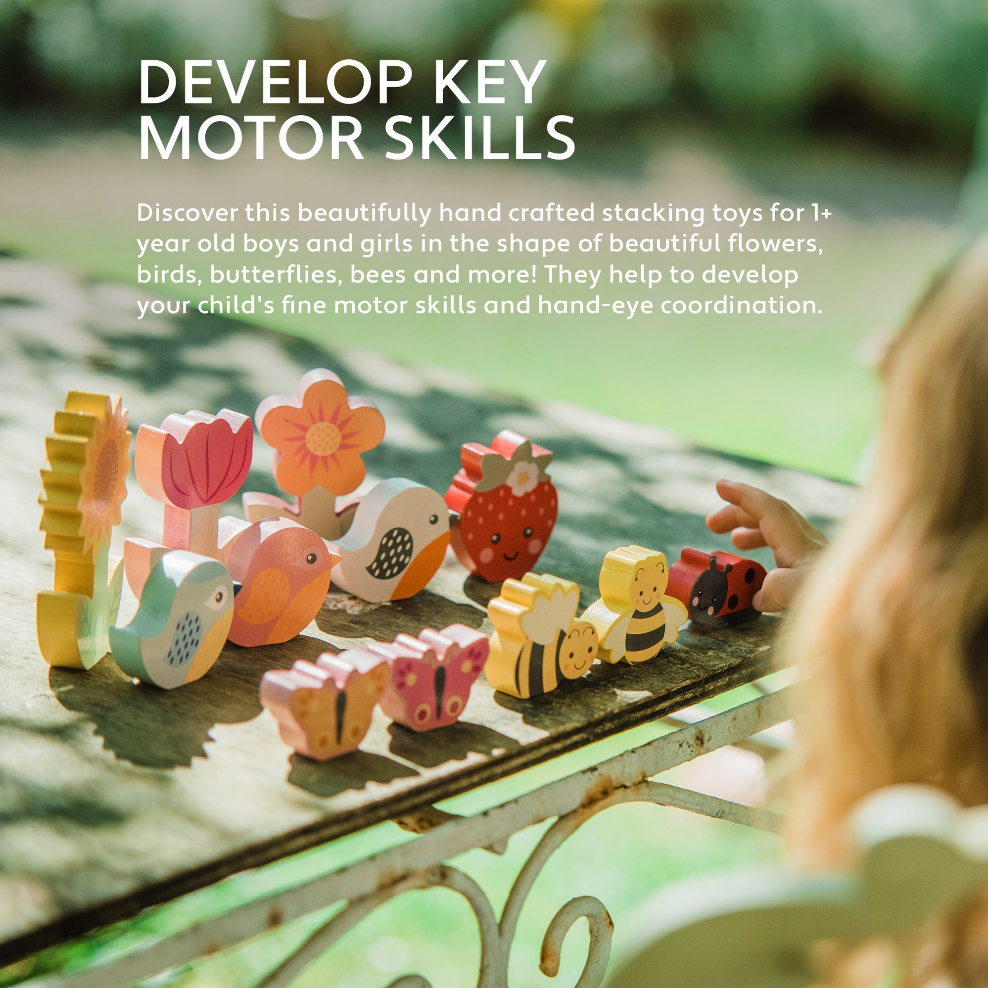 Stacking Spring Garden– Orange Tree Toys